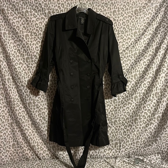 Apostrophe | Jackets & Coats | Plus Size Apostrophe Womens Black Trench ...
